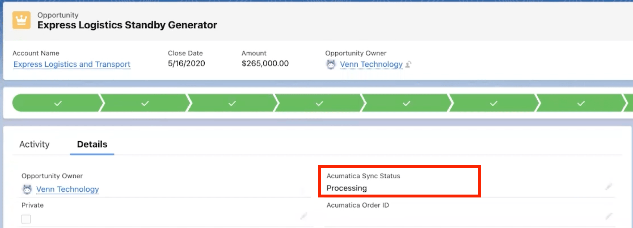 Can you integrate Acumatica and Salesforce? - Venn Technology