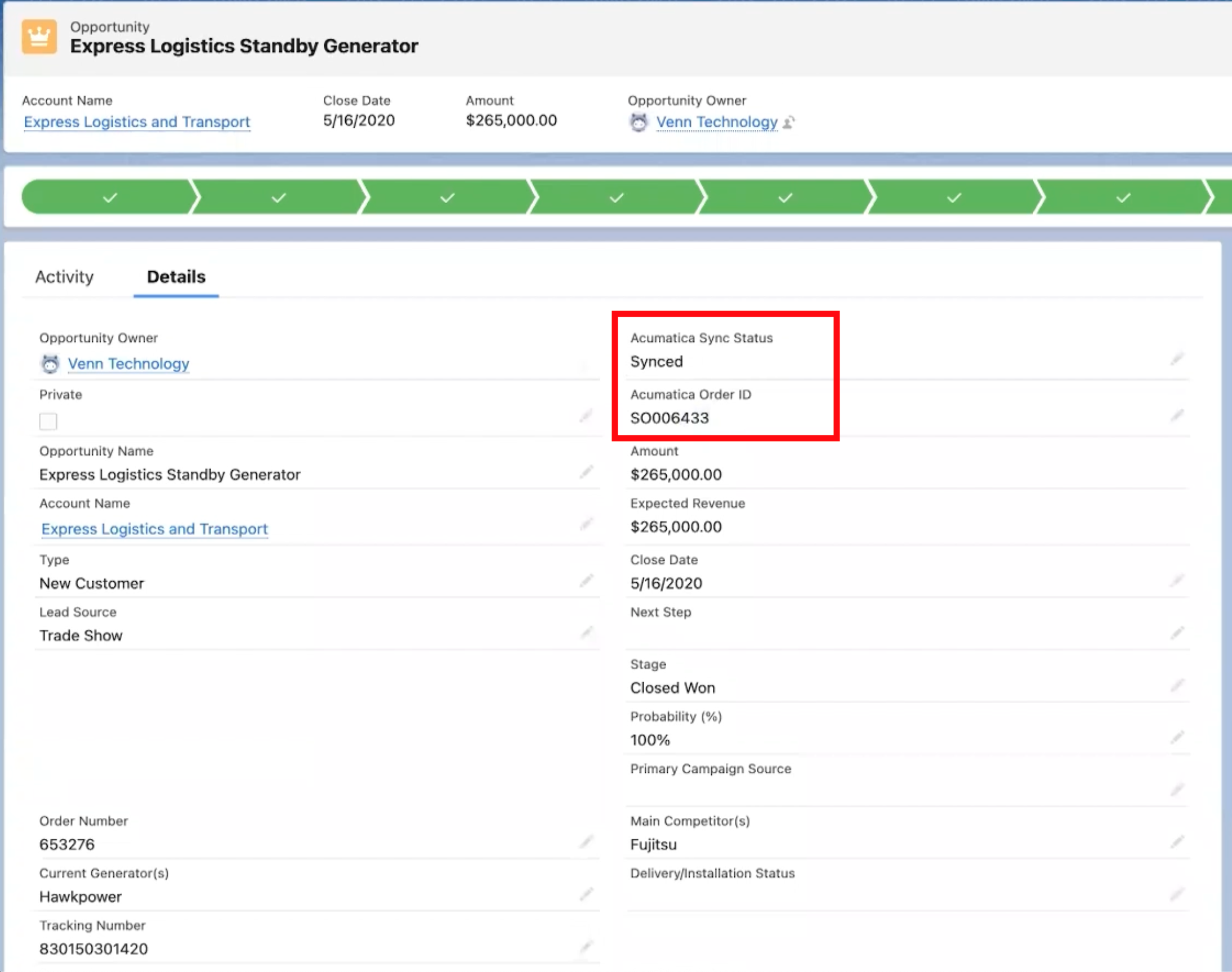 Can you integrate Acumatica and Salesforce? - Venn Technology