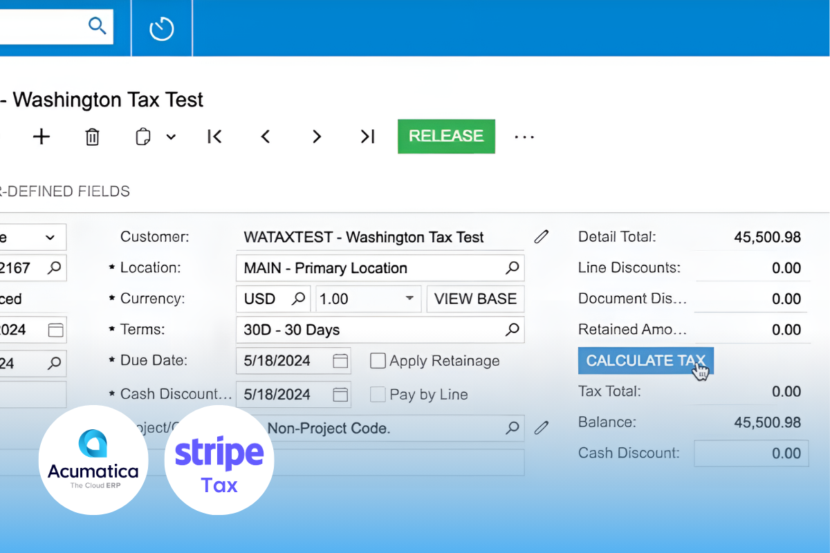 Acumatica + Stripe Integration
