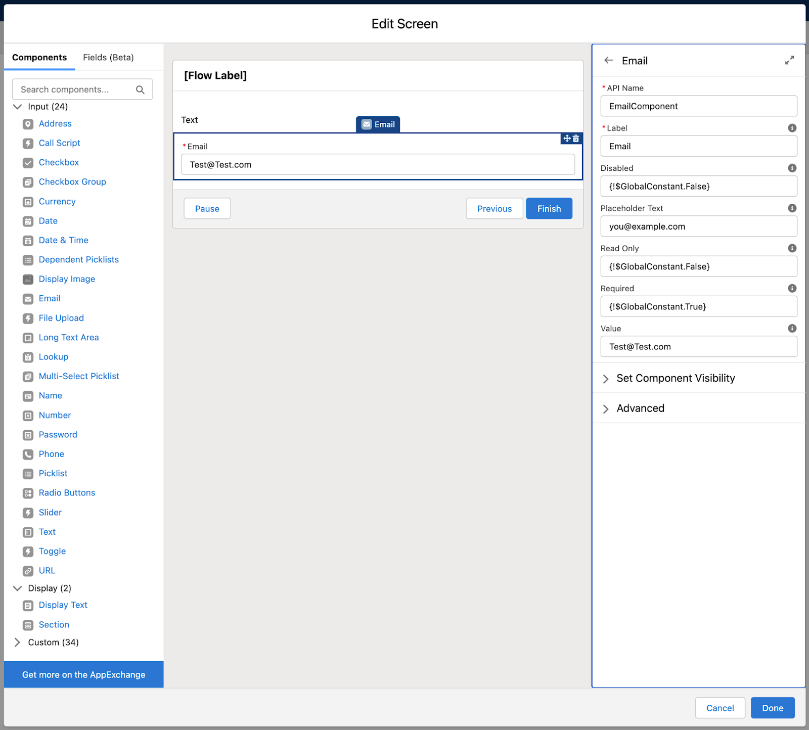 Salesforce Flow Basics: Screen, Pause, Action, and Subflow