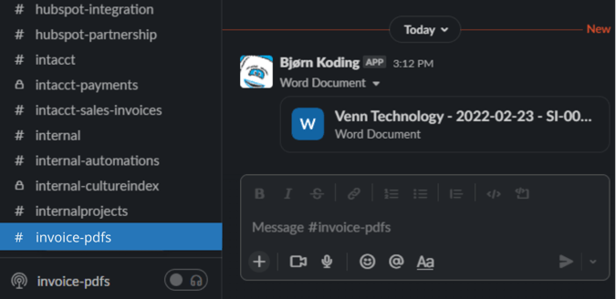 Using Formstack to Generate Invoice Documents